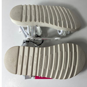 Justice | Shoes | Justice Girls White Iridescent Strappy Platform ...